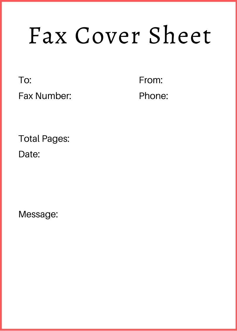 How To Use Online Fax Cover Sheet In Google Docs Howtowiki Ready To 